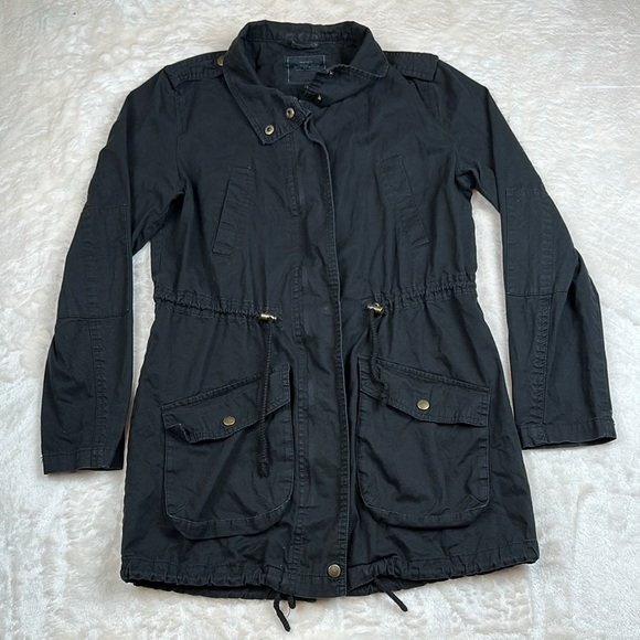 Miss London | Jackets & Coats | Miss London Black Utility Jacket ...